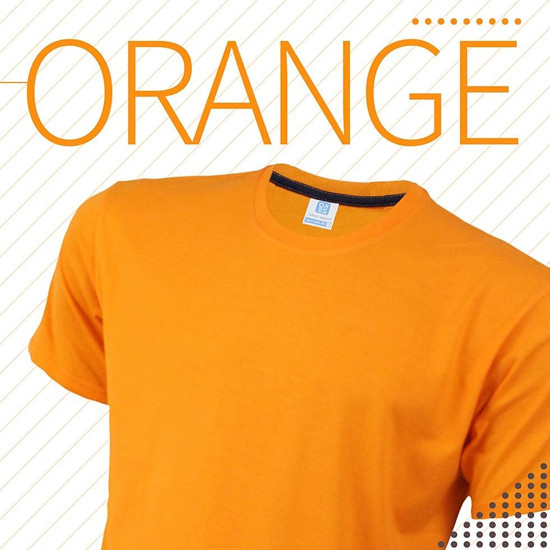 Kaos Polos Oranye (Cotton Combed 30s) | Cathay Digital Printing Kaos Polos Oranye (Cotton Combed 30s) | Cathay Digital Printing