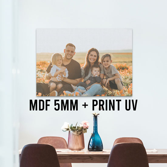 MDF 5mm+print CMYK+WHITE (30X45cm) | Cathay Digital Printing