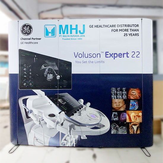 Backwall lurus (3X3 panel)+Print+laminasi | Cathay Digital Printing