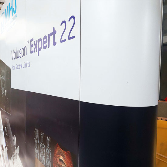 Backwall lurus (3X3 panel)+Print+laminasi | Cathay Digital Printing