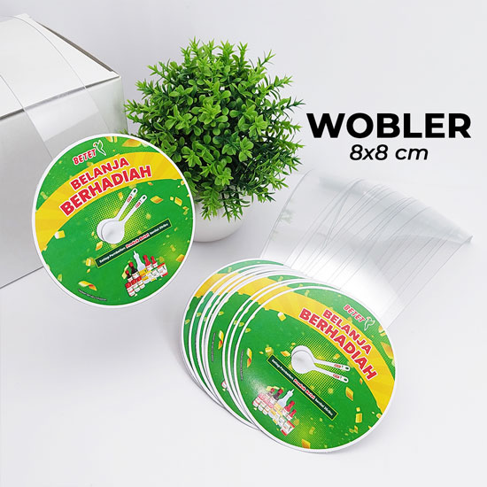 Wobbler (8X8cm) lasermatte | Cathay Digital Printing
