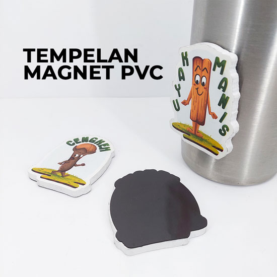 Tempelan Kulkas Magnet PVC (max 30 cm2) | Cathay Digital Printing