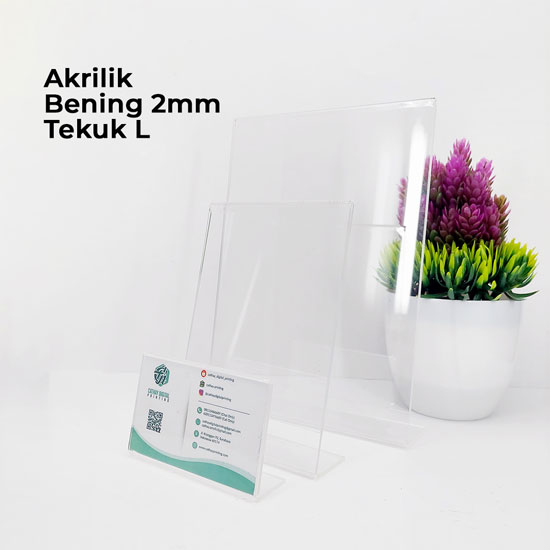 Stand akrilik model L (A4) | Cathay Digital Printing