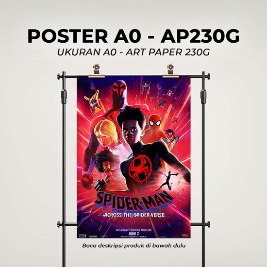 Poster A0 - Art Paper 230gr (Xenon) hasil glossy | Cathay Digital Printing