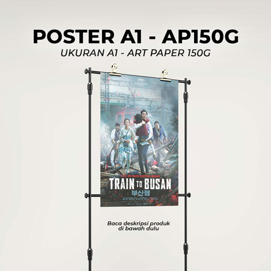 Poster A1 - Art Paper 150gr (Xenon) hasil glossy | Cathay Digital Printing