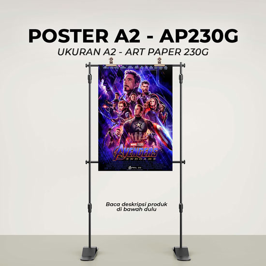 Poster A2 - Art Paper 230gr (Xenon) hasil glossy | Cathay Digital Printing