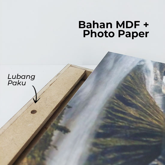 Photoblock +Frame Putih & List 20R (50X60cm) | Cathay Digital Printing