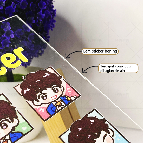 Sticker Transparant Ultra Clear UV Warna+Putih+Warna (UV ROLL) Mimaki ...