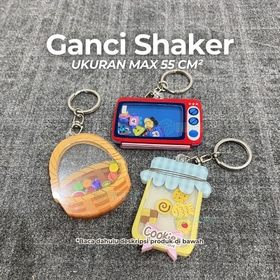 Ganci Shaker print uv acrylic 2mm-Isi acrylic 1,5mm (Luas 55cm2 ...